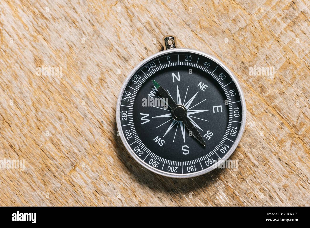 compass on a table concept for direction, travel, guidance or ...