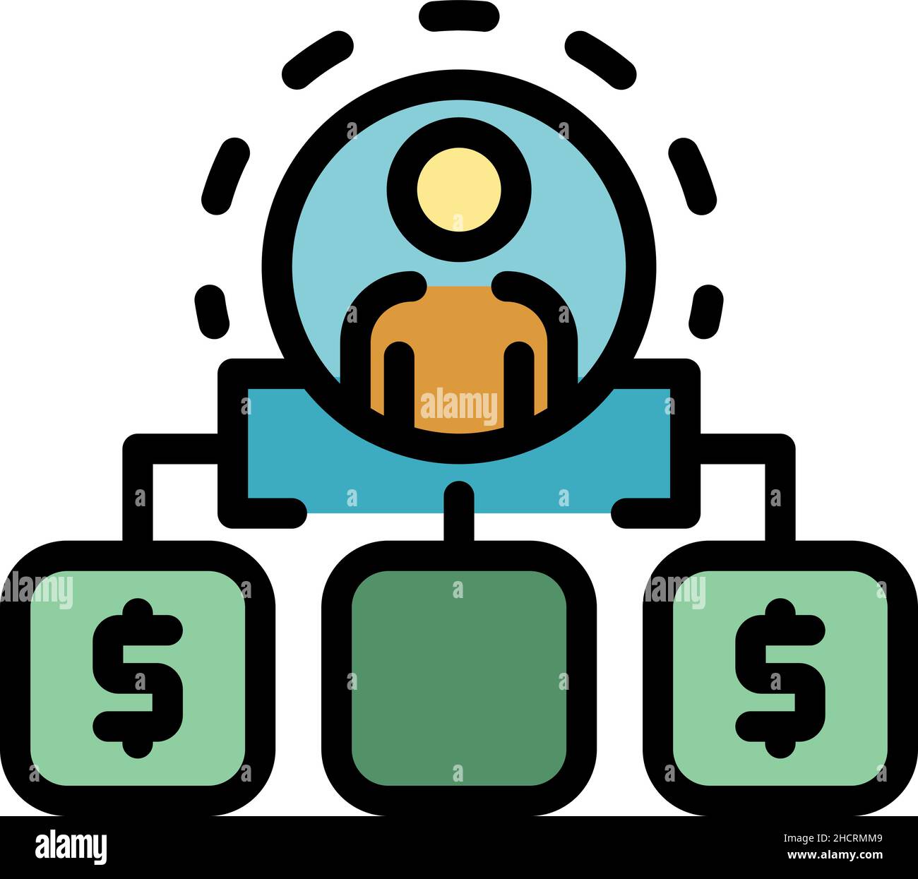 Consumer behavior icon. Outline consumer behavior vector icon color ... Consumer behavior icon. Outline consumer behavior vector icon color ...