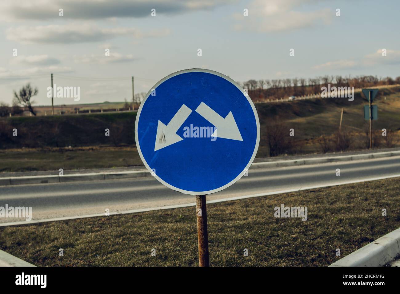 Road signs pointing different directions hi-res stock photography and ...