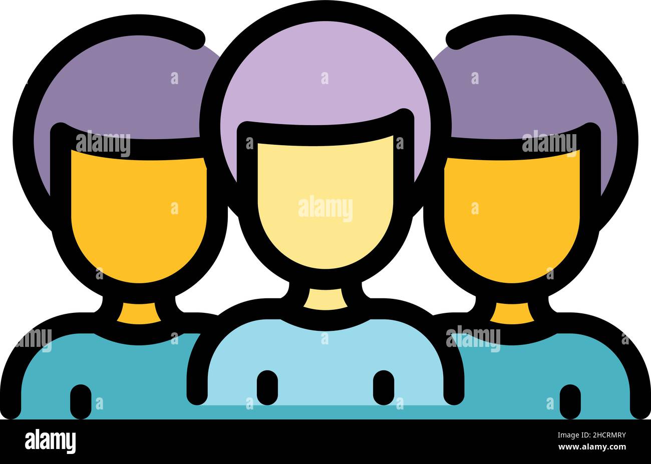 Public group target audience icon. Outline public group target audience ... Public group target audience icon. Outline public group target audience ...
