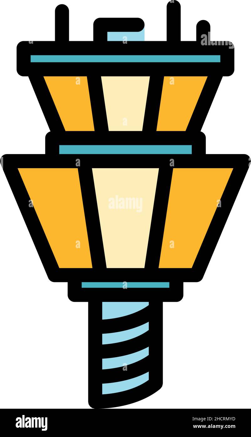 Airport control towericon. Outline airport control towervector icon ...