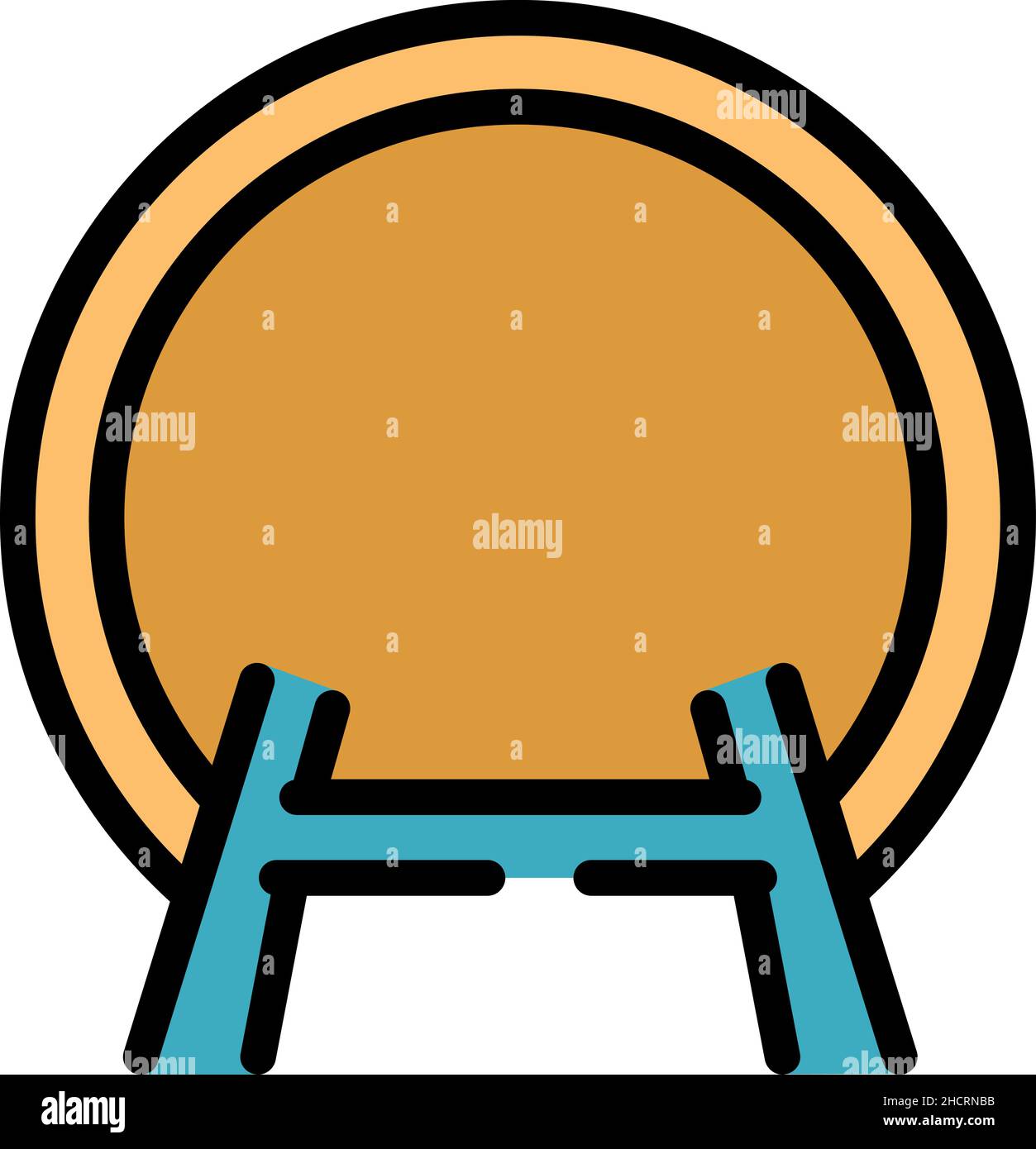 Railroad tunnel icon. Outline railroad tunnel vector icon color flat ... Railroad tunnel icon. Outline railroad tunnel vector icon color flat ...