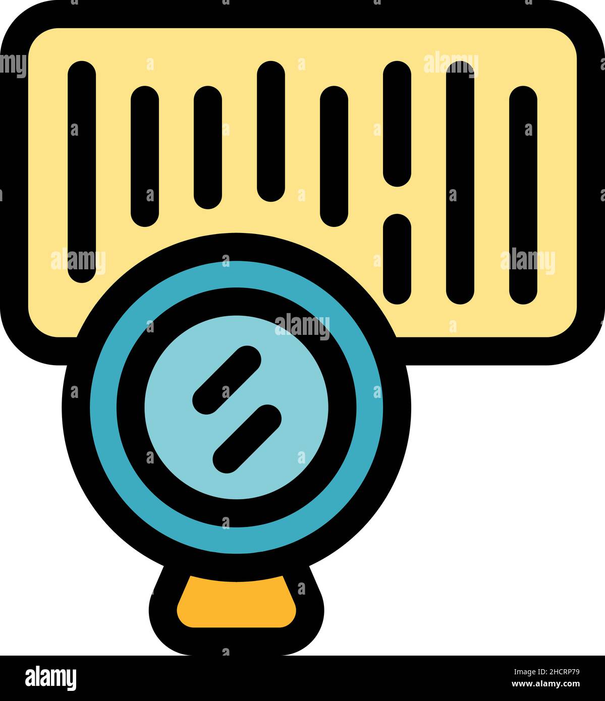 Package online voucher icon. Outline Package online voucher vector icon ...