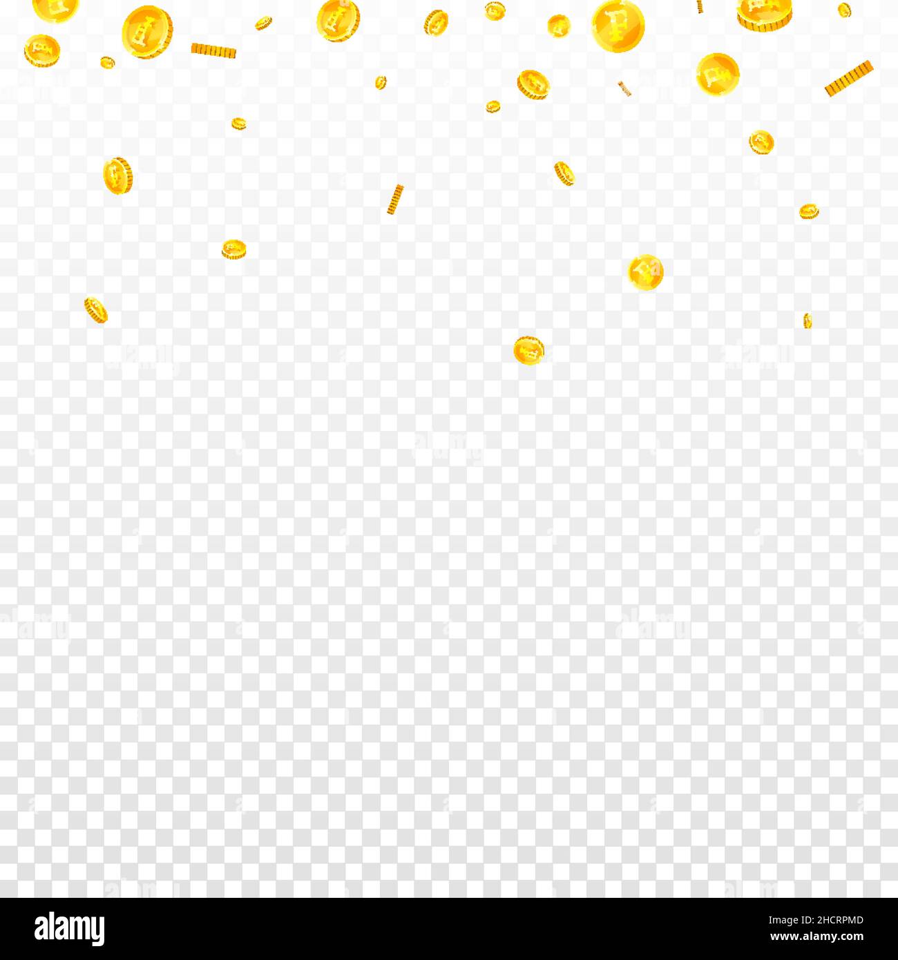 Swiss franc coins falling. Exotic scattered CHF coins. Switzerland ...