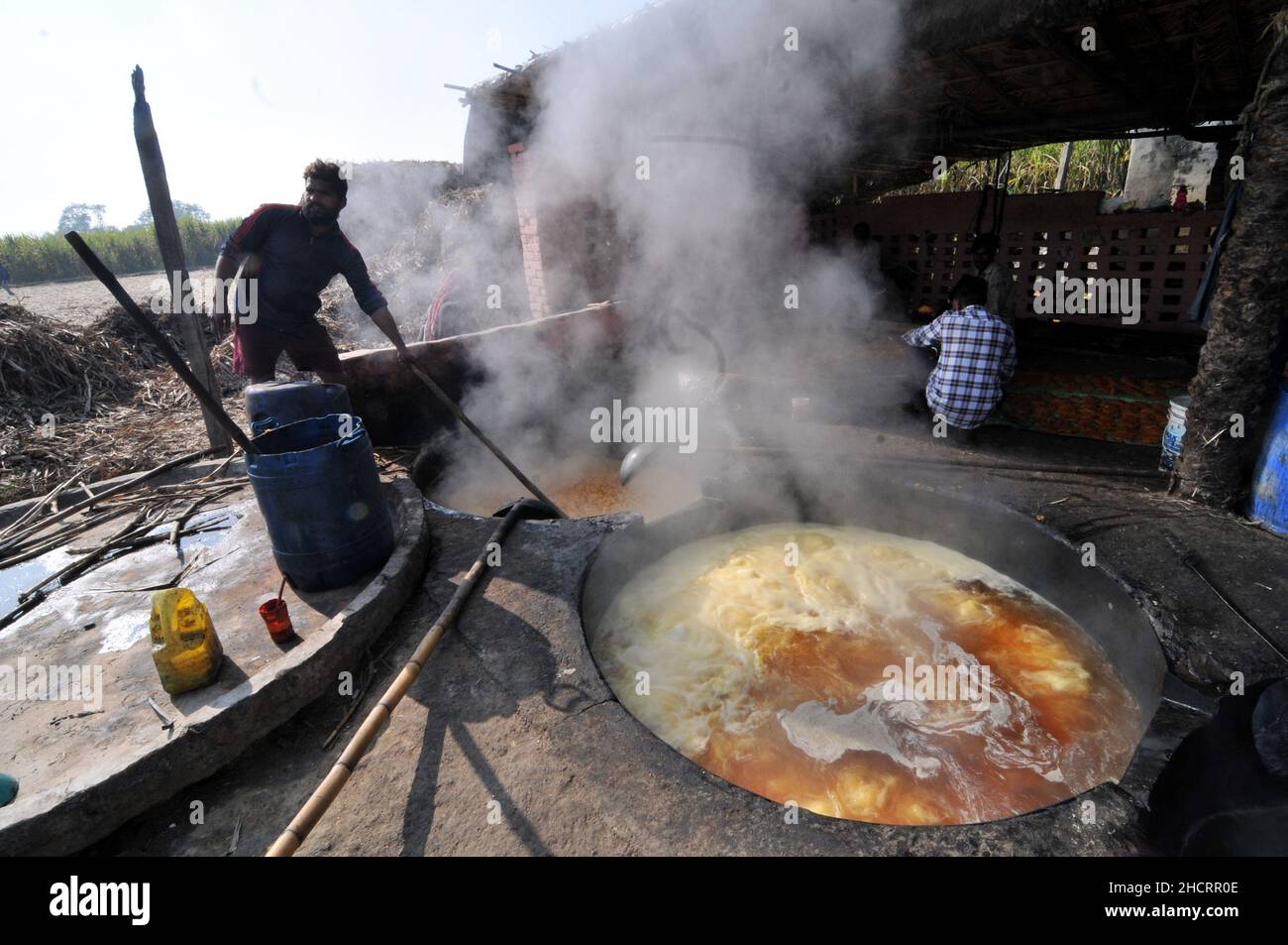 Indian jaggery production hi-res stock photography and images - Alamy