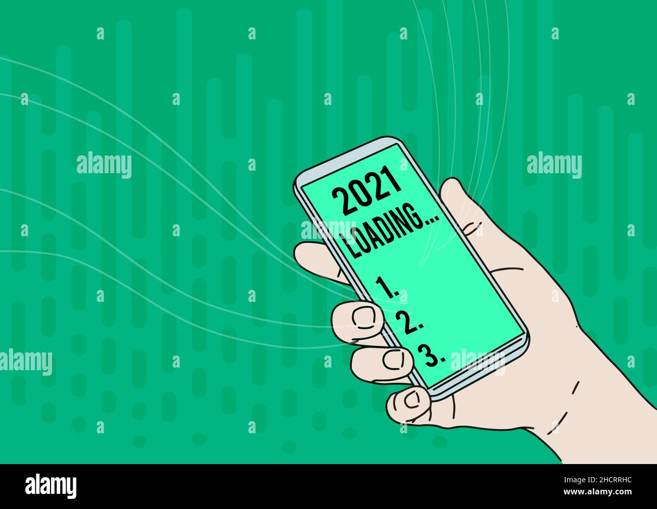 Handwriting Text 2021 Loading Business Approach A Year Composed Of A Series Of Events That