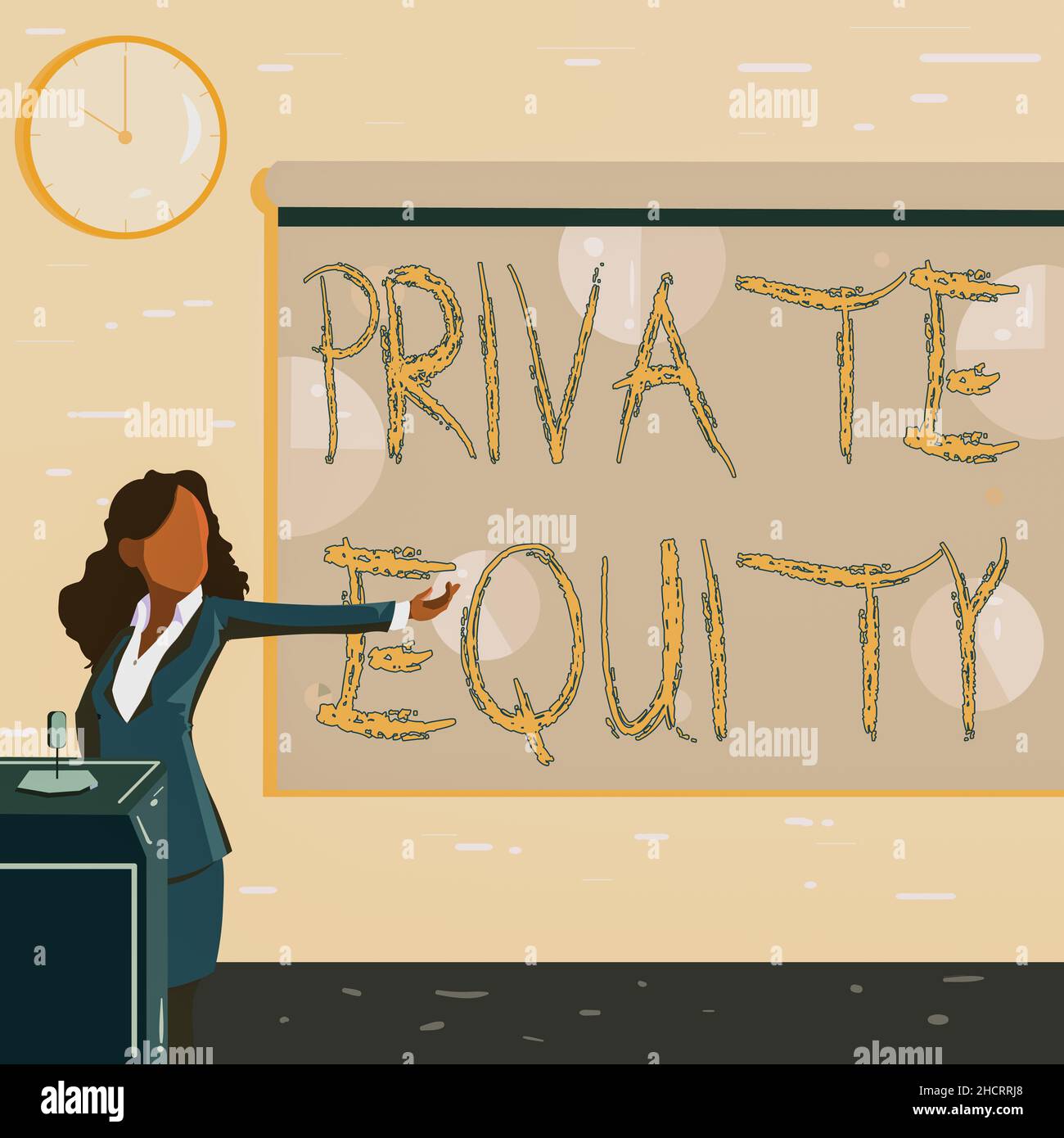 Inspiration showing sign Private Equity. Internet Concept limited ...