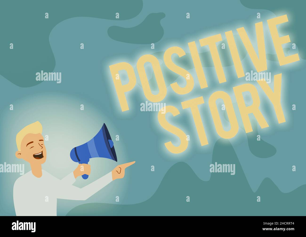 Text caption presenting Positive Story, Business showcase Meaningful ...