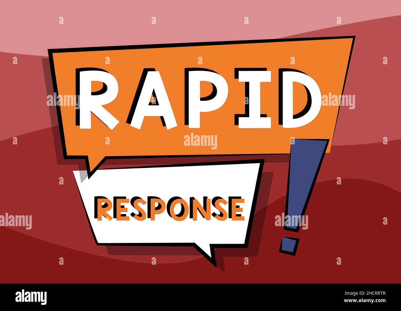 Sign displaying Rapid Response, Business concept Medical emergency team ...
