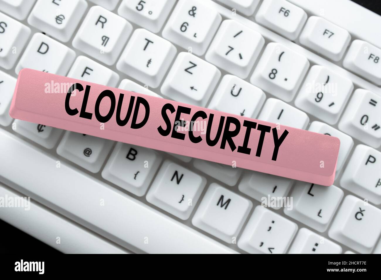 Conceptual Caption Cloud Security Concept Meaning Protect The Stored