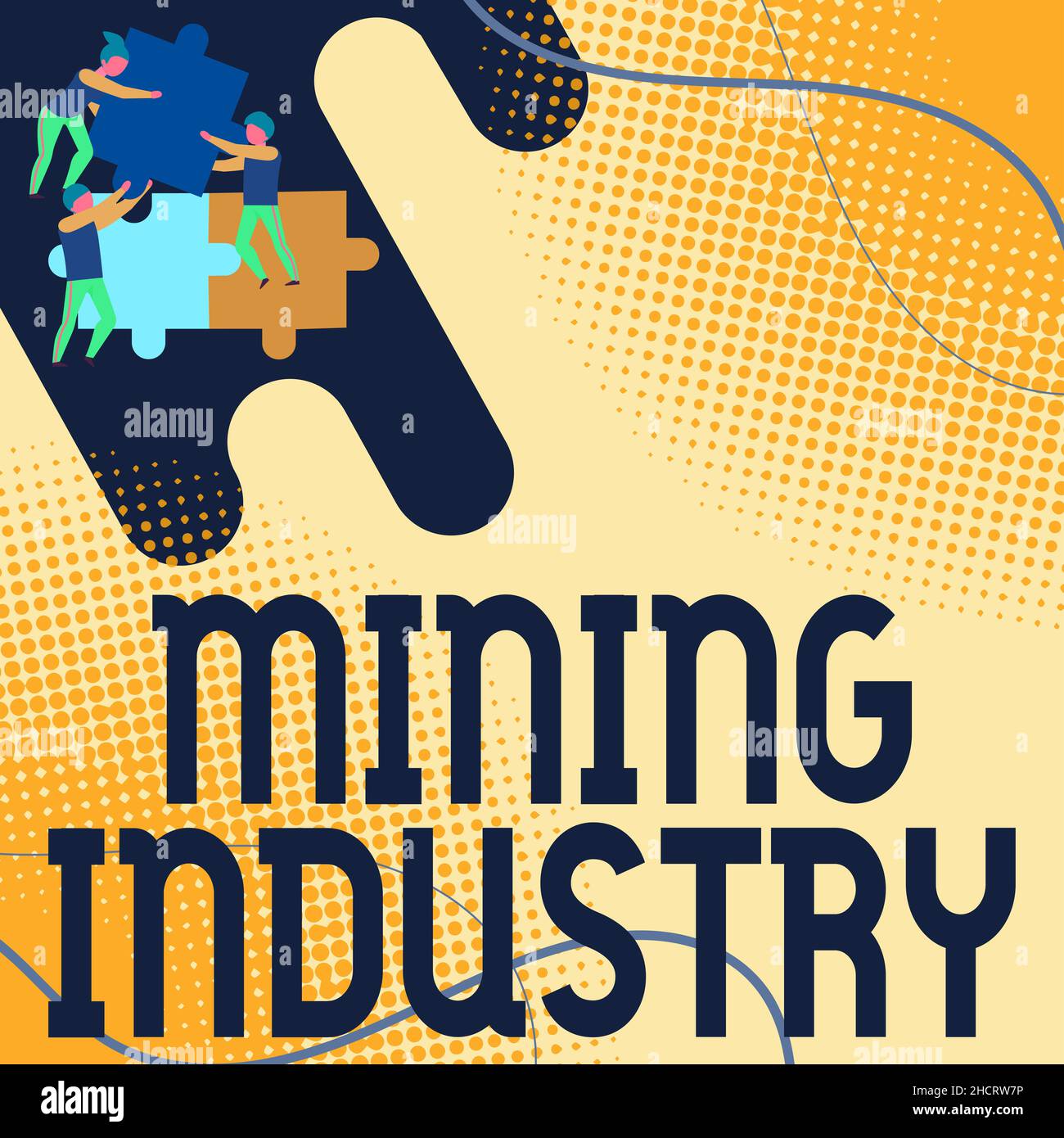 Sign displaying Mining Industry, Conceptual photo extraction of ...