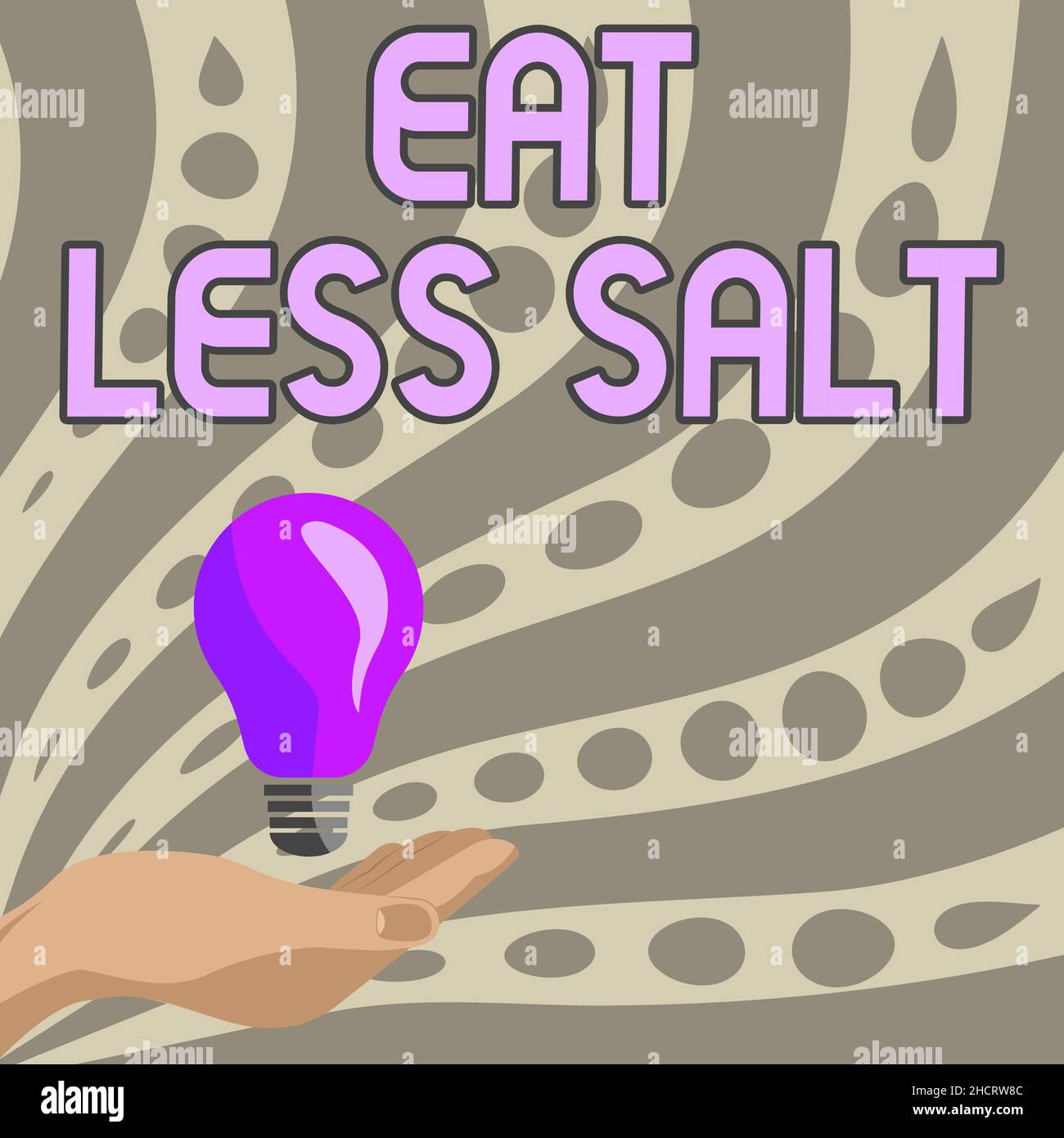 Inspiration showing sign Eat Less Salt, Word Written on reducing the ...