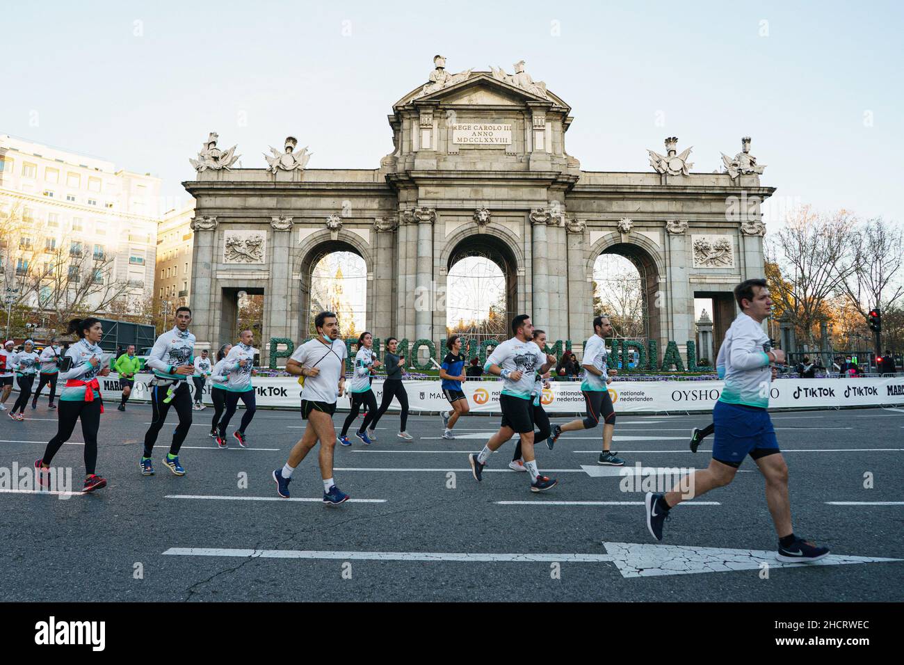 Madrid, Spain. 31st Dec, 2021. Runners take part in the 50th edition of ...