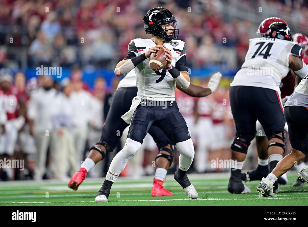 .during a game between the Cincinnati Bearcats and Alabama Crimson Tide ...