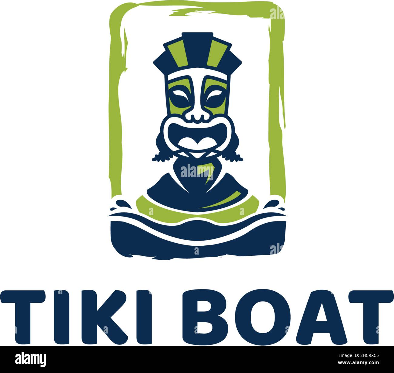 Tiki boat Stock Vector Images - Alamy