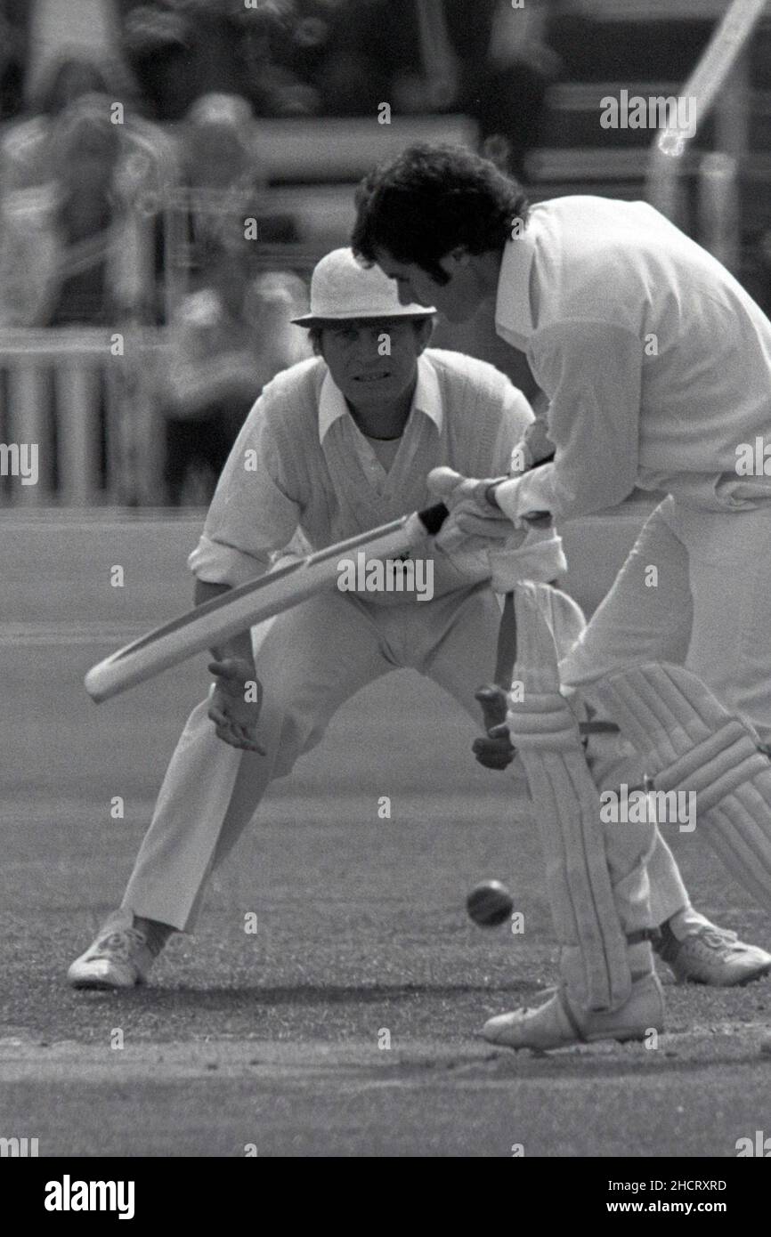 Phil Edmonds close fielding for England against New Zealand, (3rd E v ...