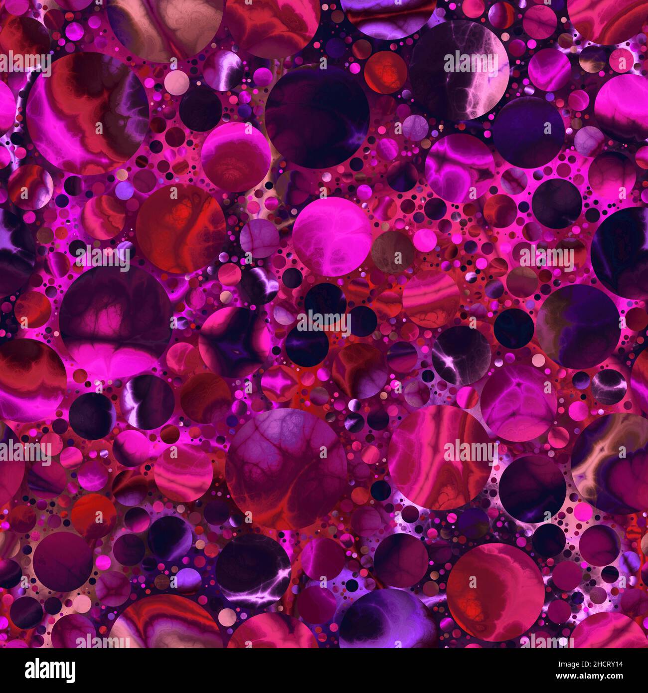 Seamless pattern of marbled orbs that gives a dreamy fantasy mysterious ...