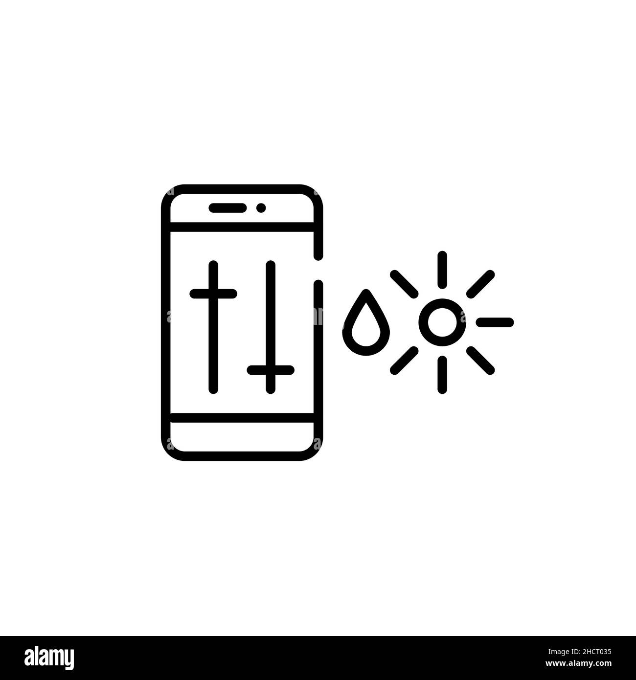 Humidity and temperature climate control using smartphone interface ...