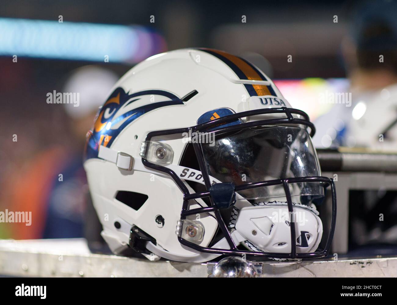 December 21 2021: UTSA Roadrunners helmet during the 1st half the NCAA ...