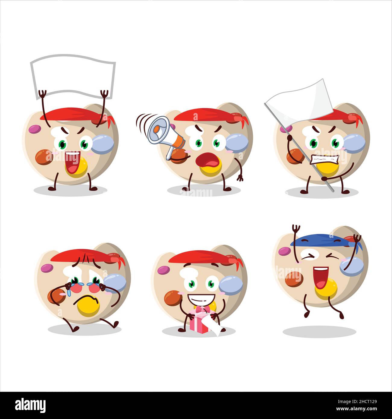 Mascot design style of paint palette character as an attractive ...