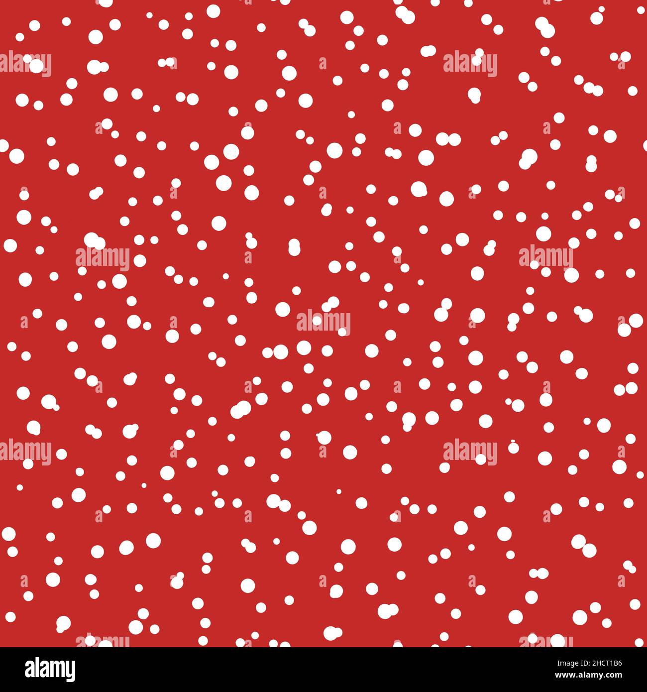 Abstract hand drown polka dots background. Red dotted seamless pattern ...