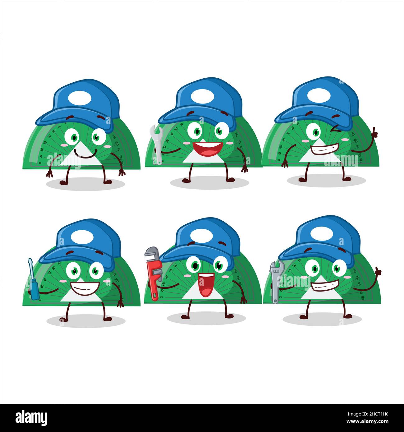 Green arc ruler hi-res stock photography and images - Alamy