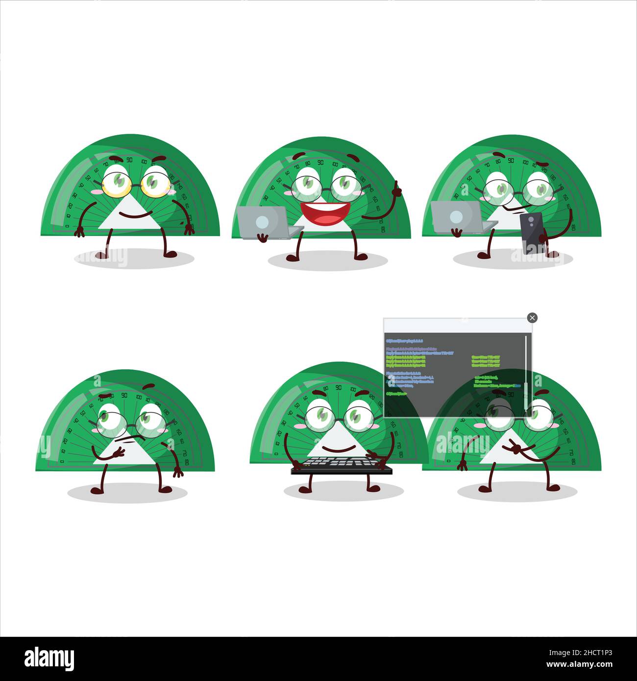 Green arc ruler hi-res stock photography and images - Alamy