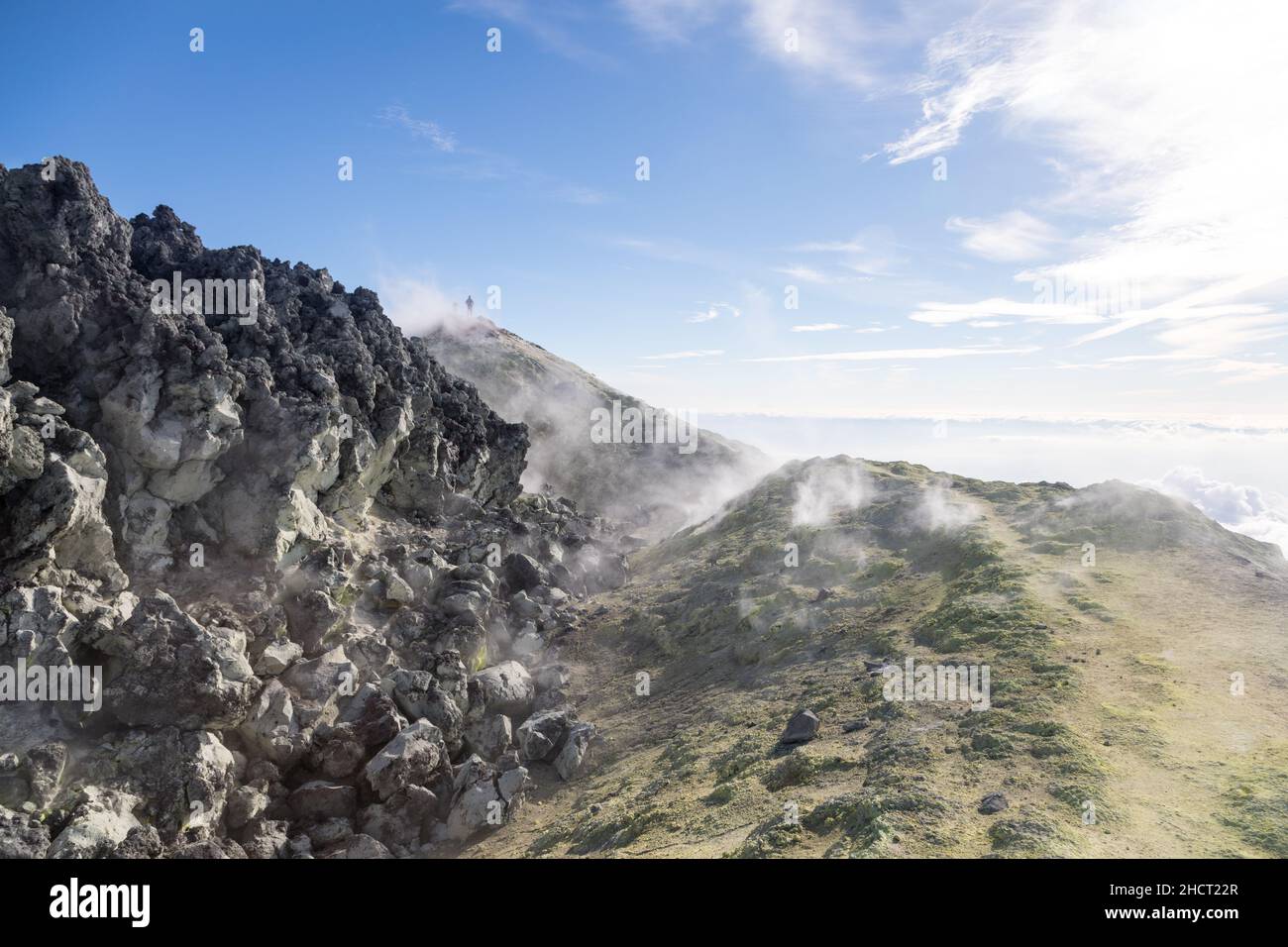 Avachinsky volcano, Kamchatka peninsula, Russia. An active volcano ...