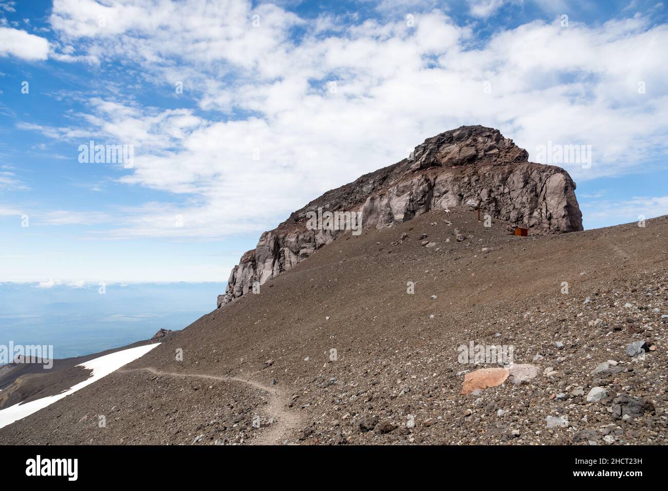 Avachinsky volcano, Kamchatka peninsula, Russia. An active volcano ...