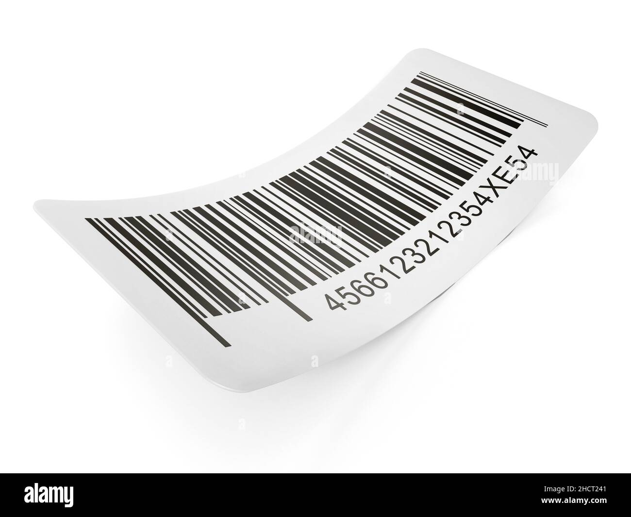 Generic barcode isolated on white background. 3D illustration Stock ...