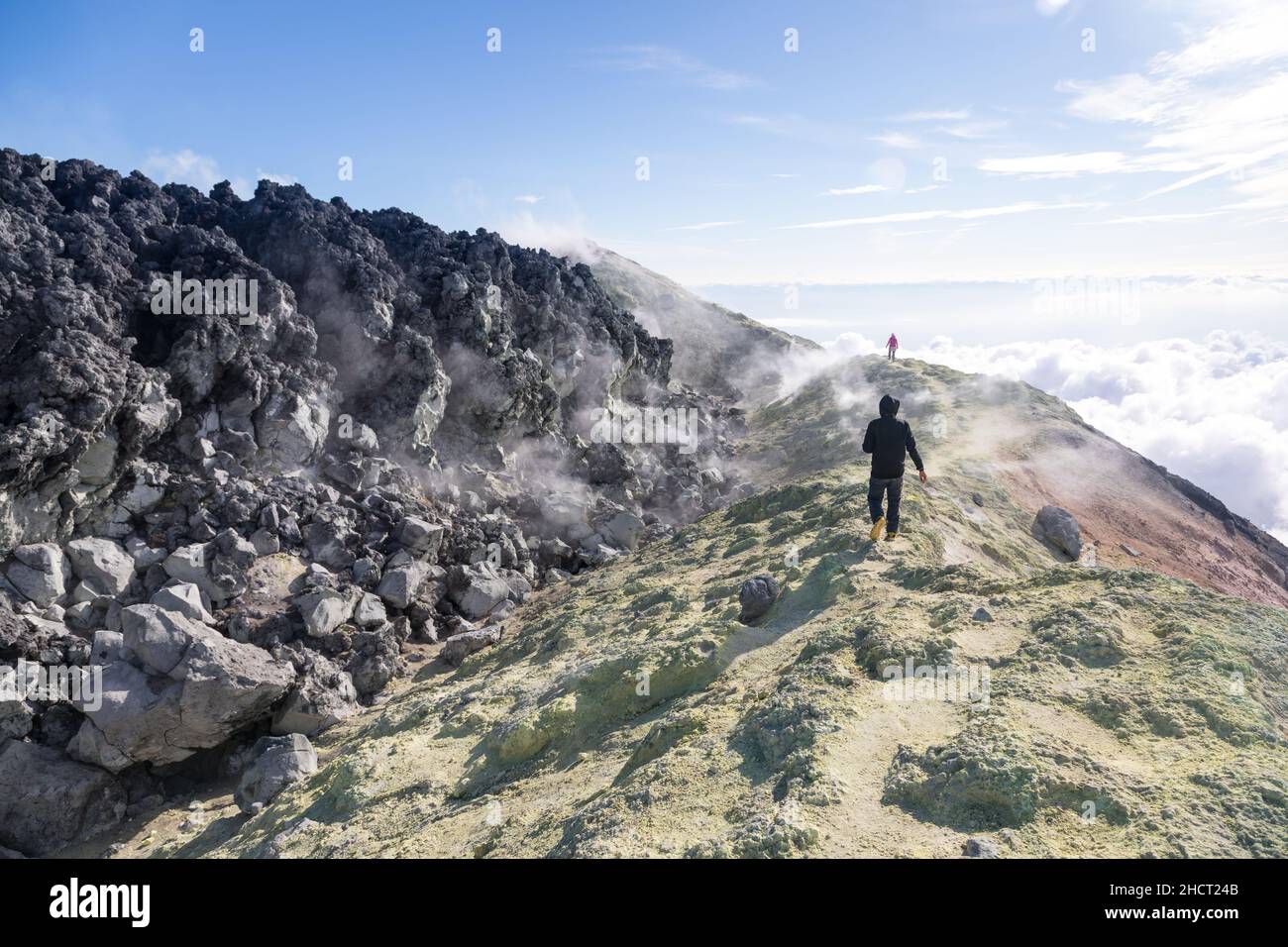 Avachinsky volcano, Kamchatka peninsula, Russia. An active volcano ...