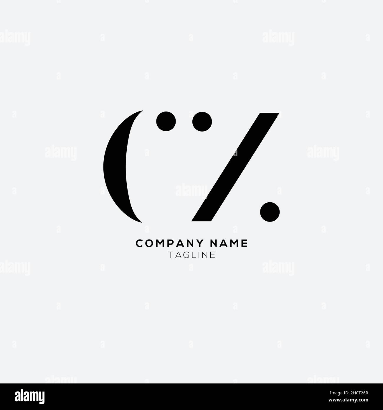 Creative modern CZ Letter Business Logo Design Alphabet Icon Vector ...