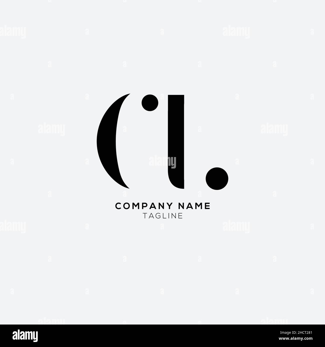 Creative modern CL Letter Business Logo Design Alphabet Icon Vector ...