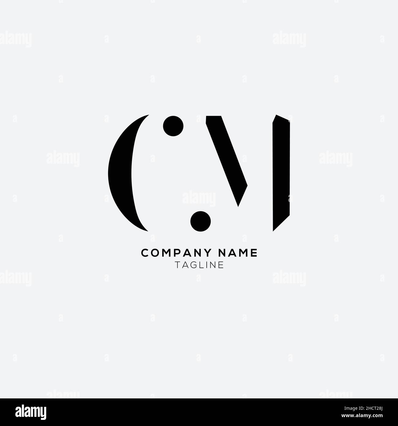 Creative modern CM Letter Business Logo Design Alphabet Icon Vector ...