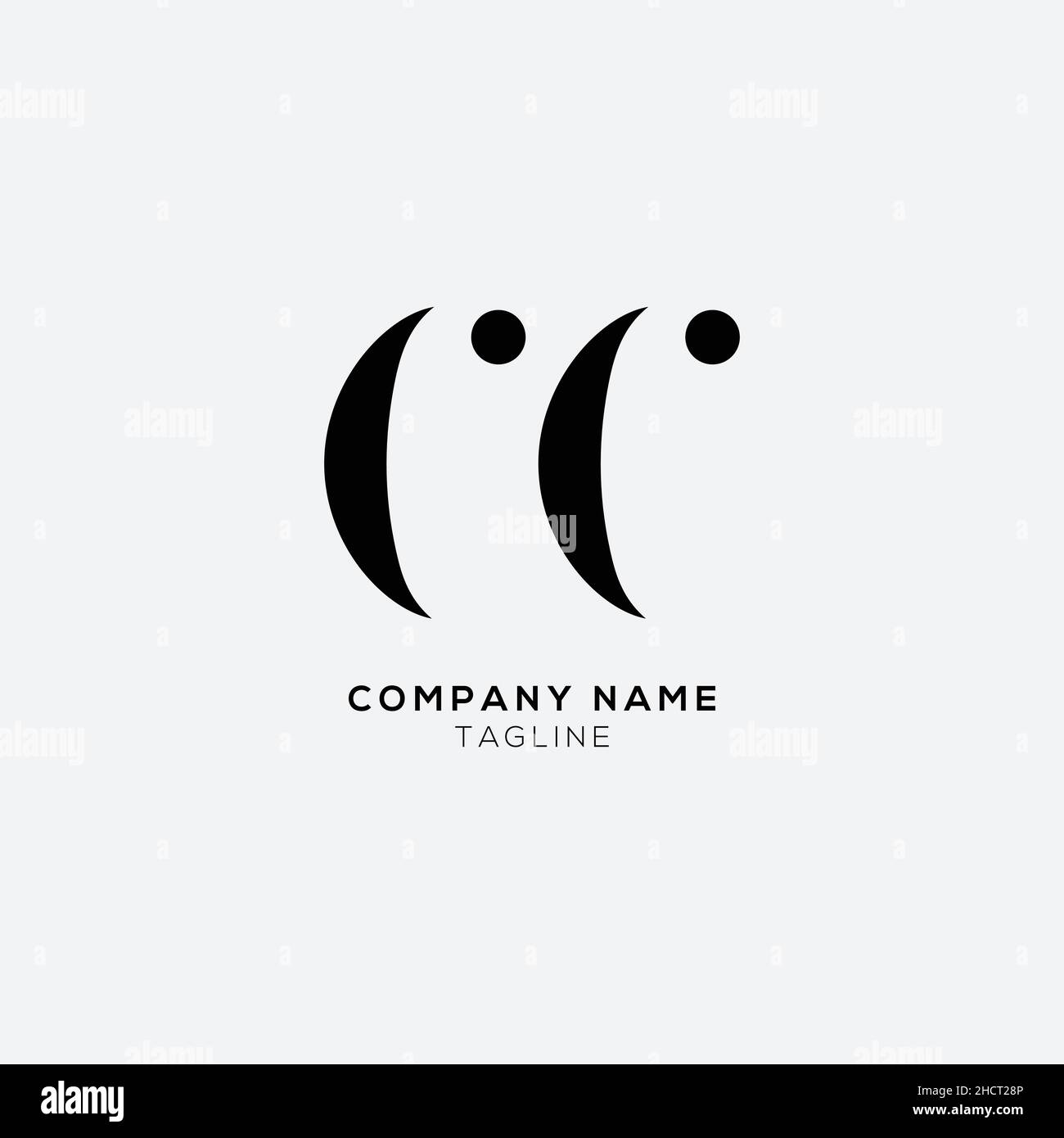 Creative modern CC Letter Business Logo Design Alphabet Icon Vector ...