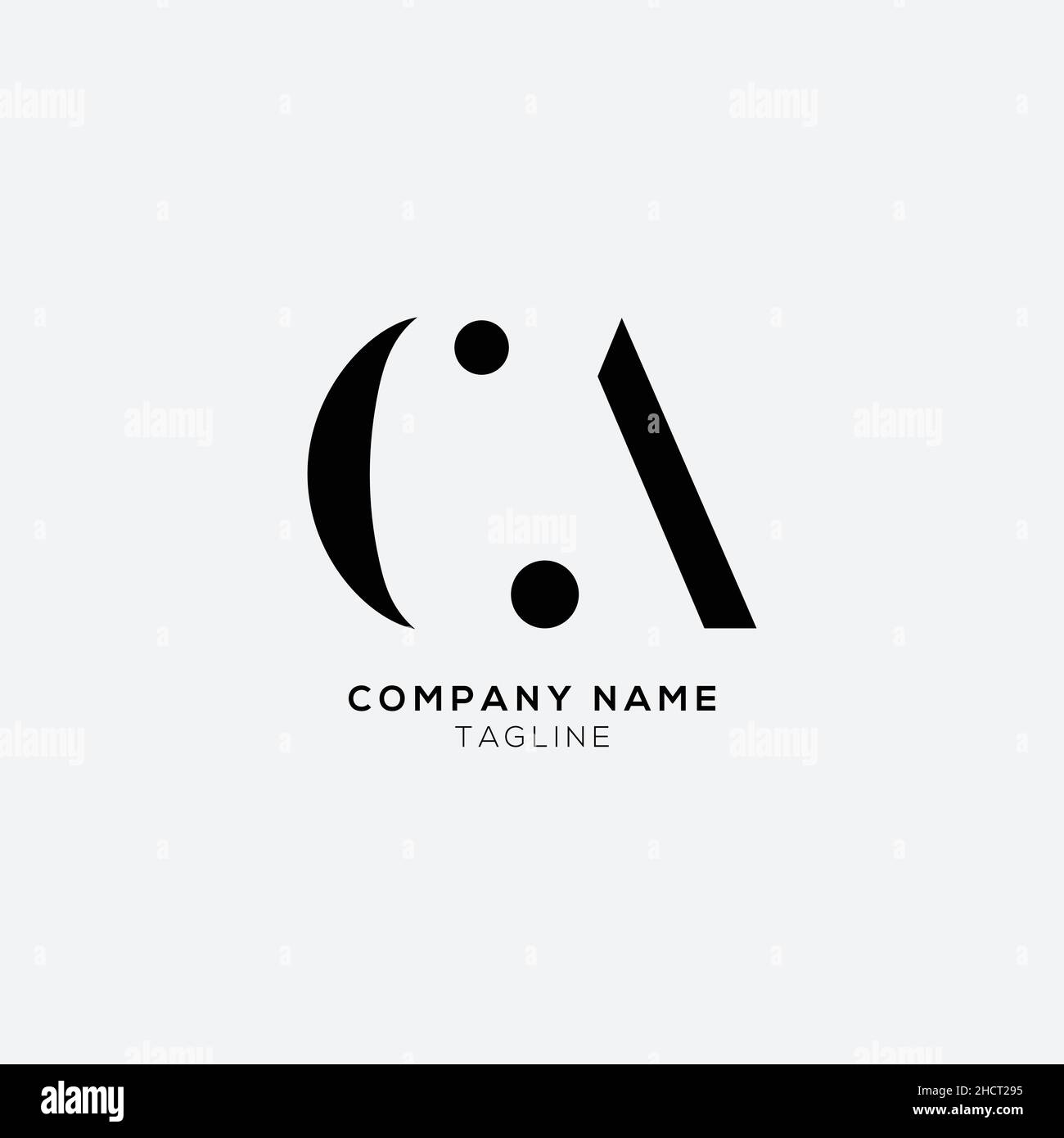 Creative modern CA Letter Business Logo Design Alphabet Icon Vector ...