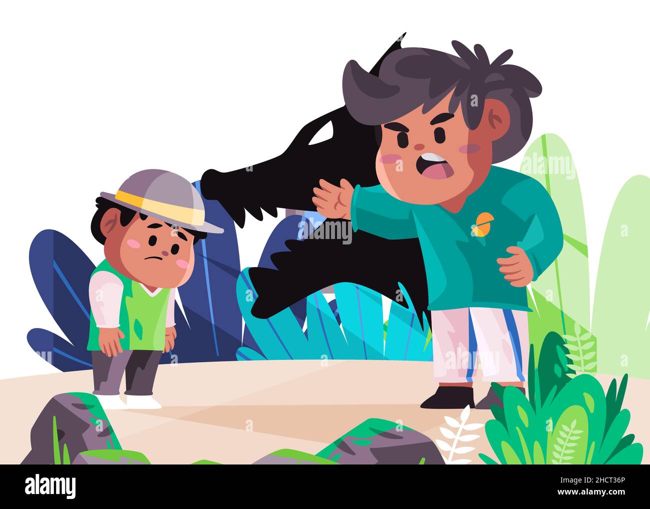 Cartoon angry dad hi-res stock photography and images - Alamy