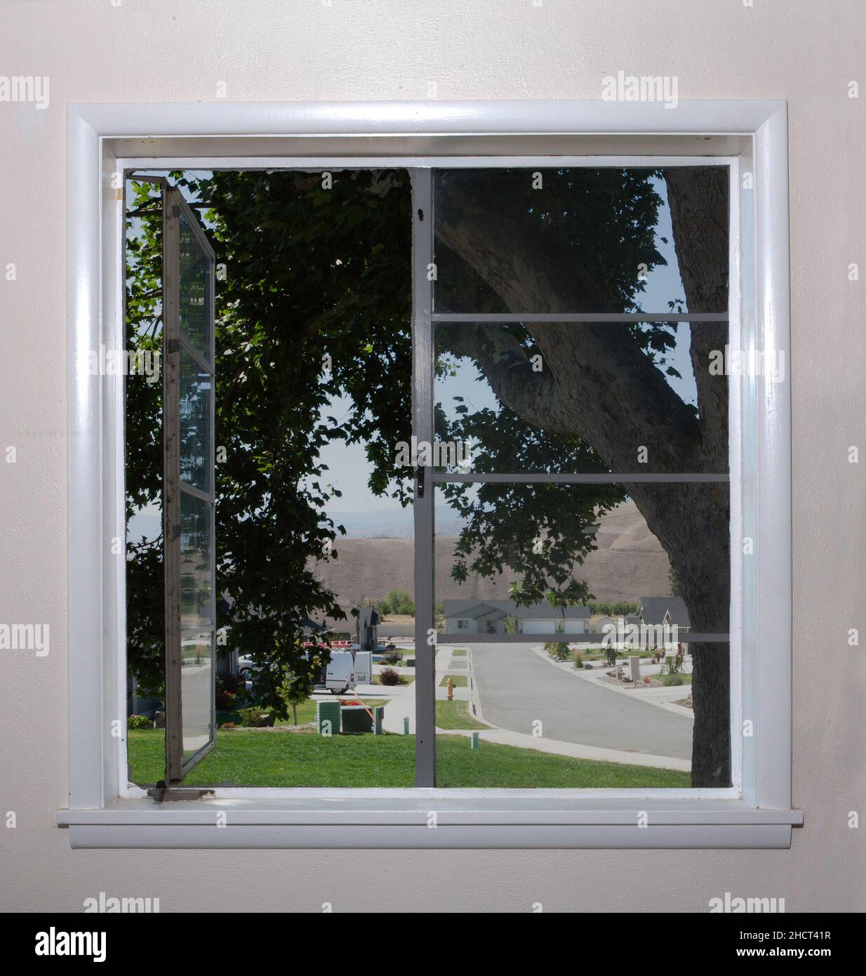 Images of residential windows showing the originally installed, poorly ...