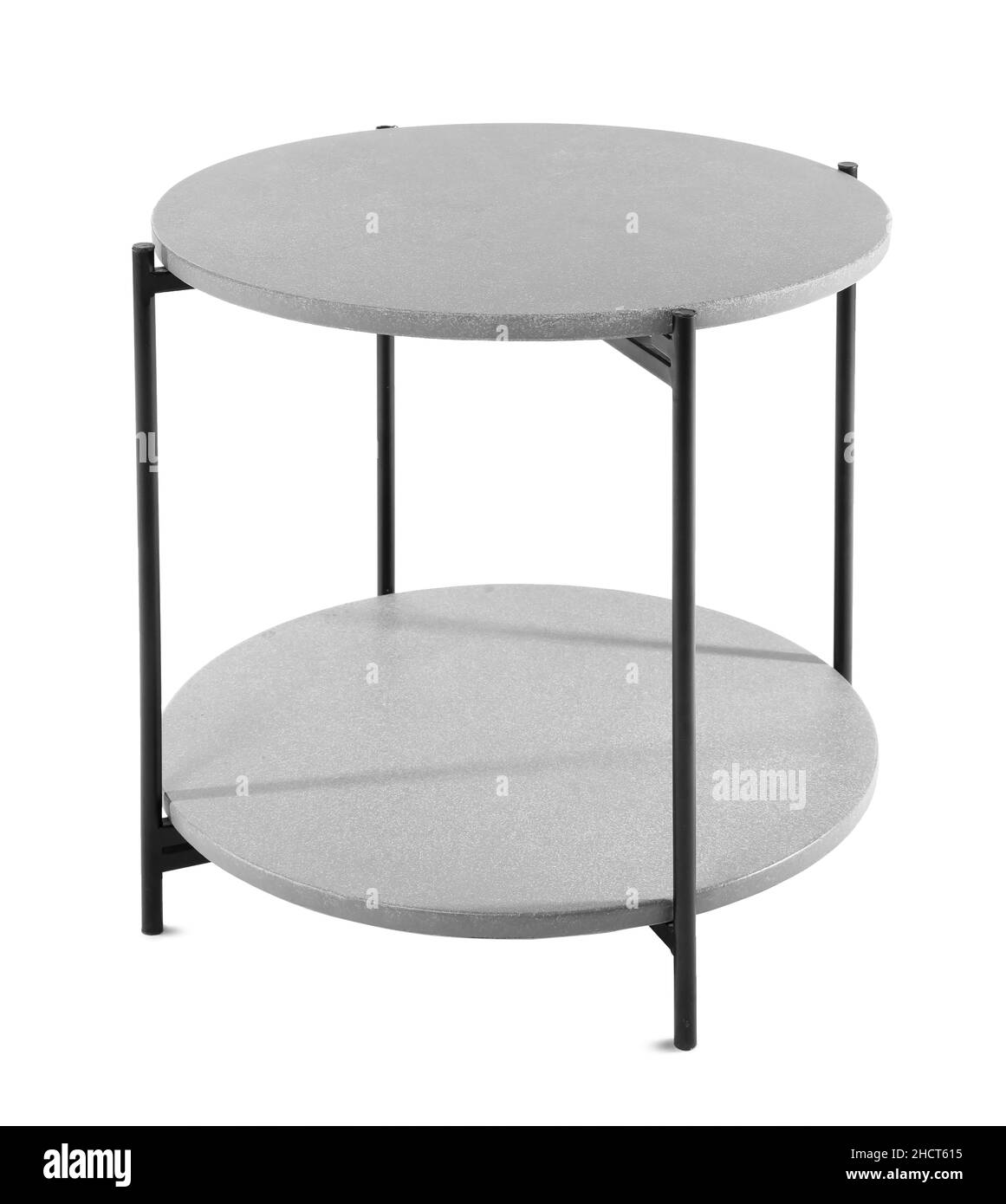 Modern coffee table on white background Stock Photo - Alamy