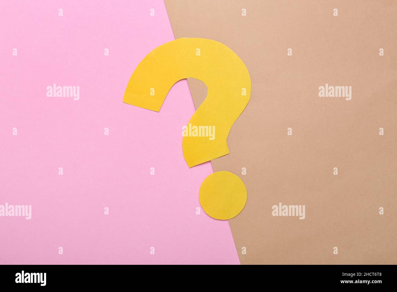 Question mark made paper on hi-res stock photography and images - Alamy