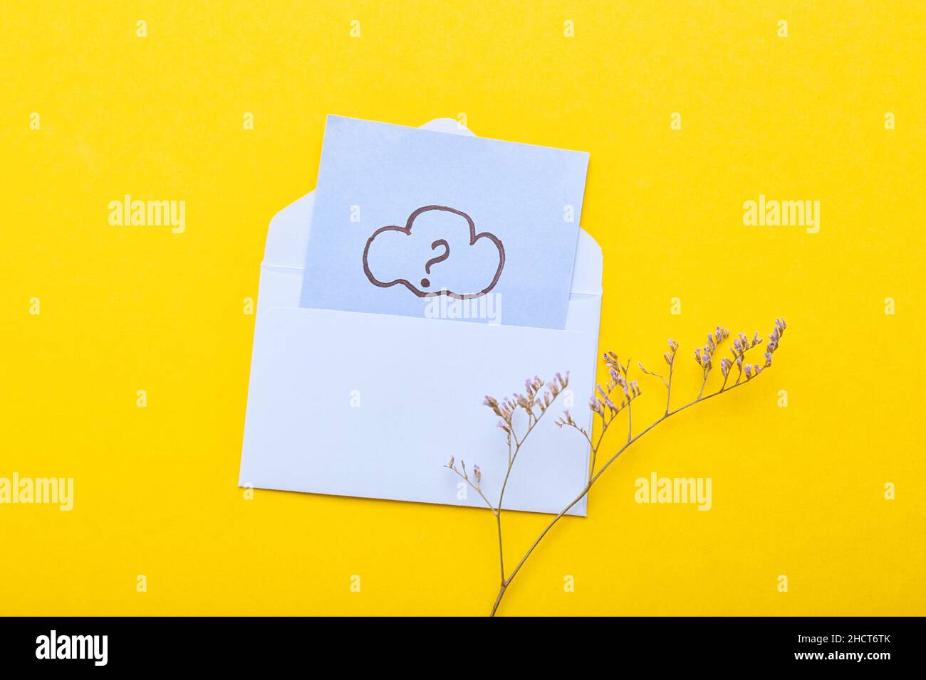 Question mark envelope hi-res stock photography and images - Alamy