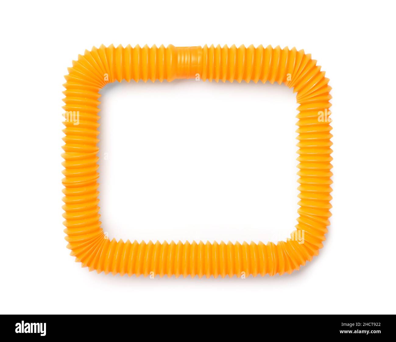 Square made of Pop Tube on white background Stock Photo - Alamy