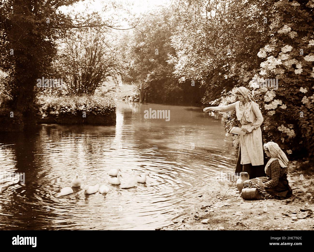 Victorian pond hi-res stock photography and images - Alamy