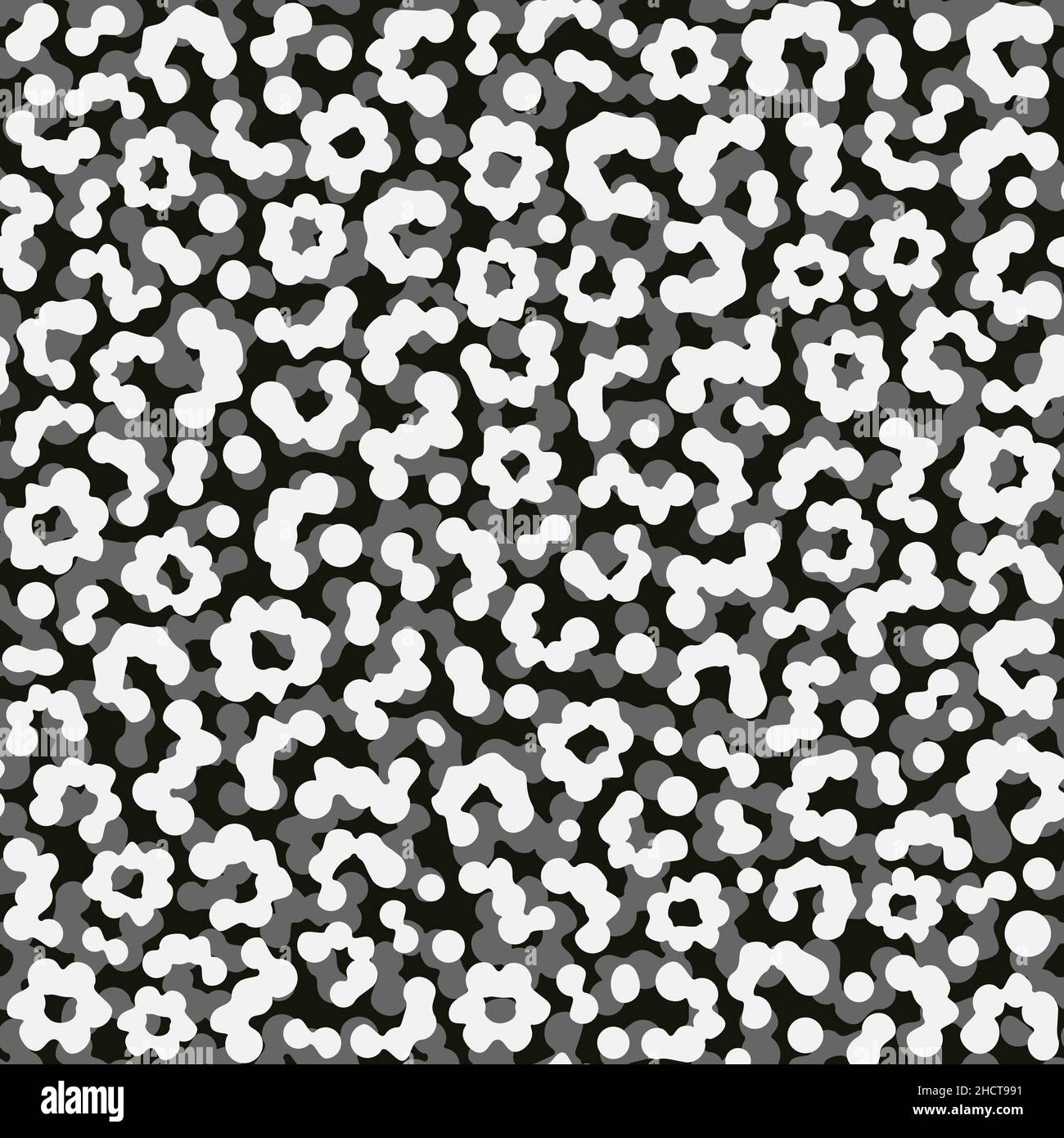 Seamless leopard, ocelot or wild cat fur pattern print Stock Vector ...