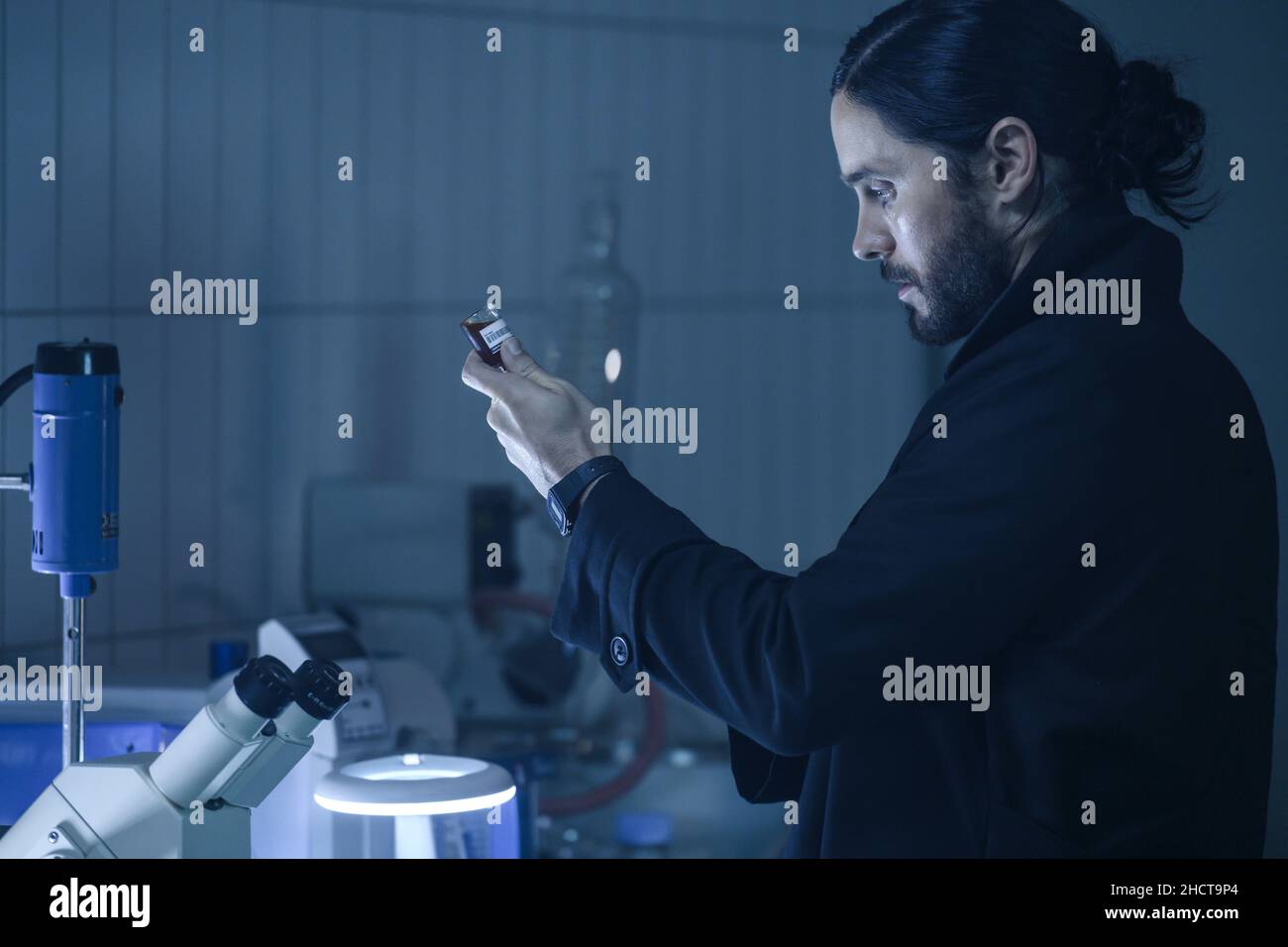 JARED LETO in MORBIUS (2022), directed by DANIEL ESPINOSA. Credit ...
