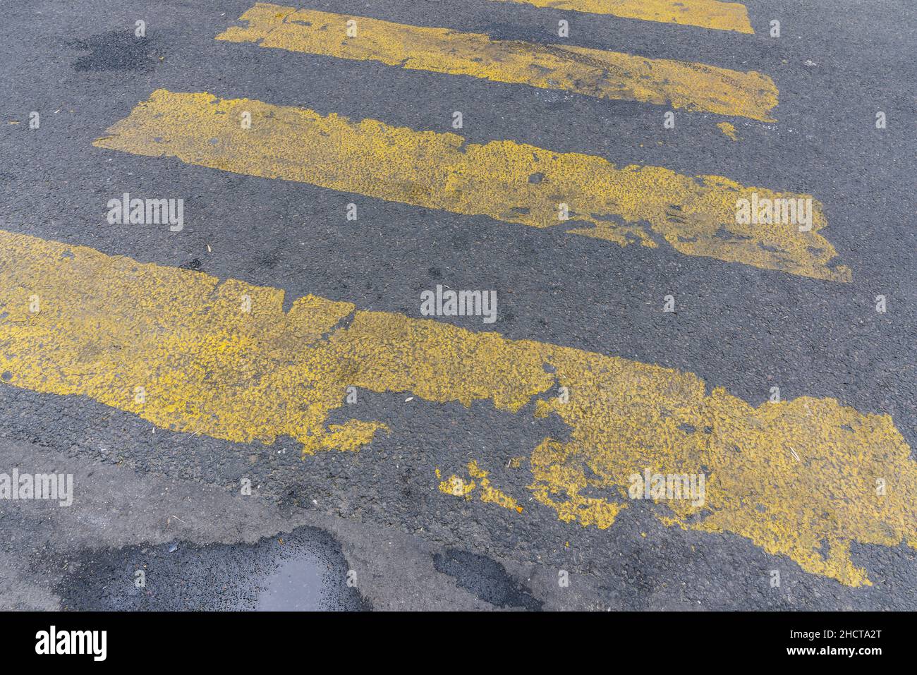 old pedestrian pathway on a street crossing Stock Photo - Alamy
