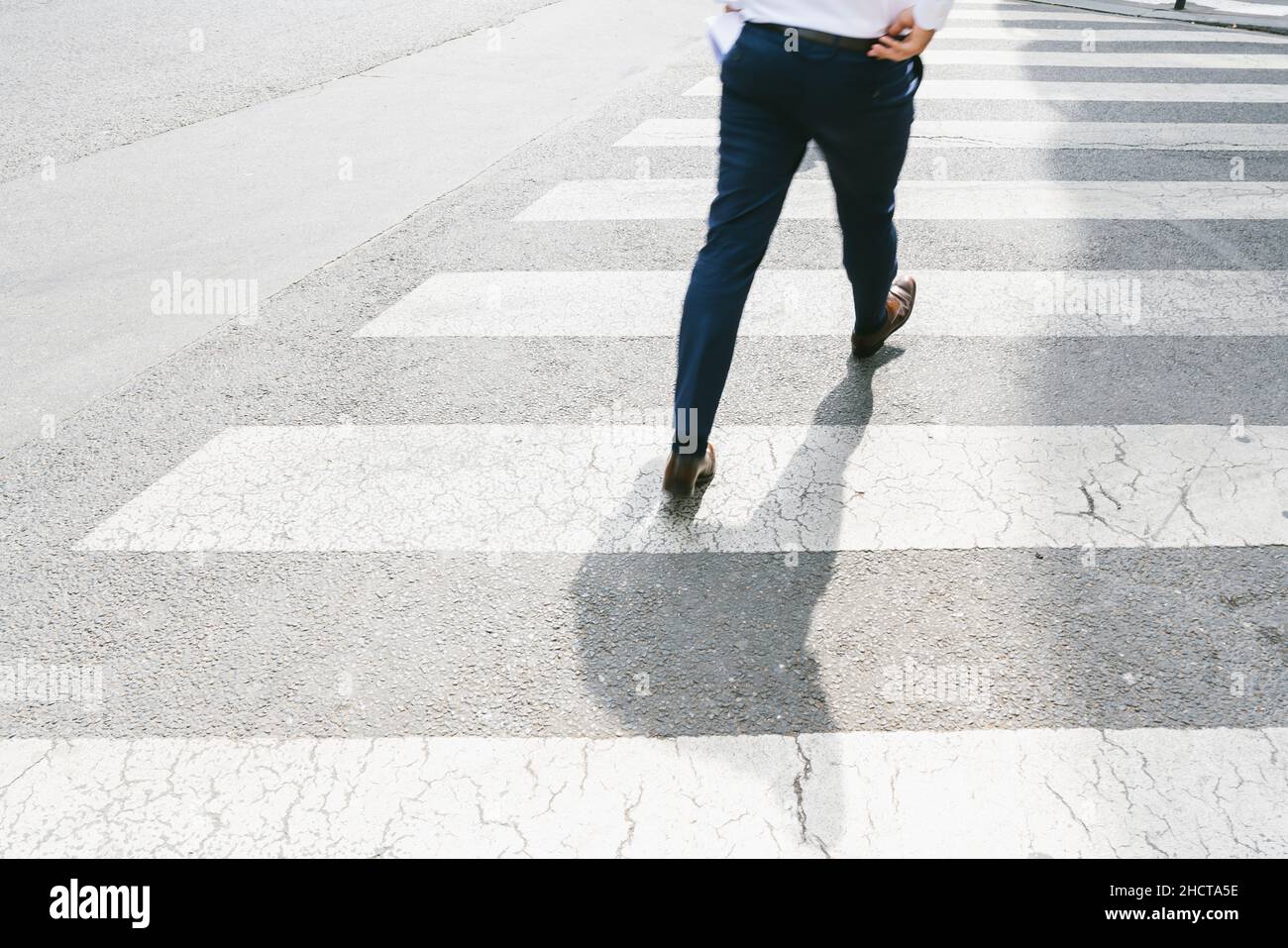 zebra crossing pedestrian Stock Photo - Alamy