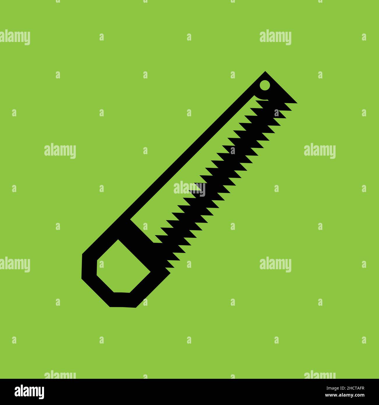Hand saw icon on Stock Vector Images - Alamy