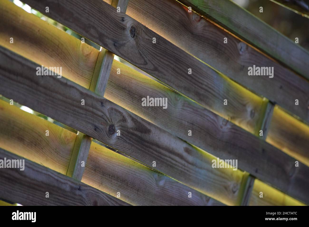 lateral Light penetration into the Fence pickets Stock Photo - Alamy