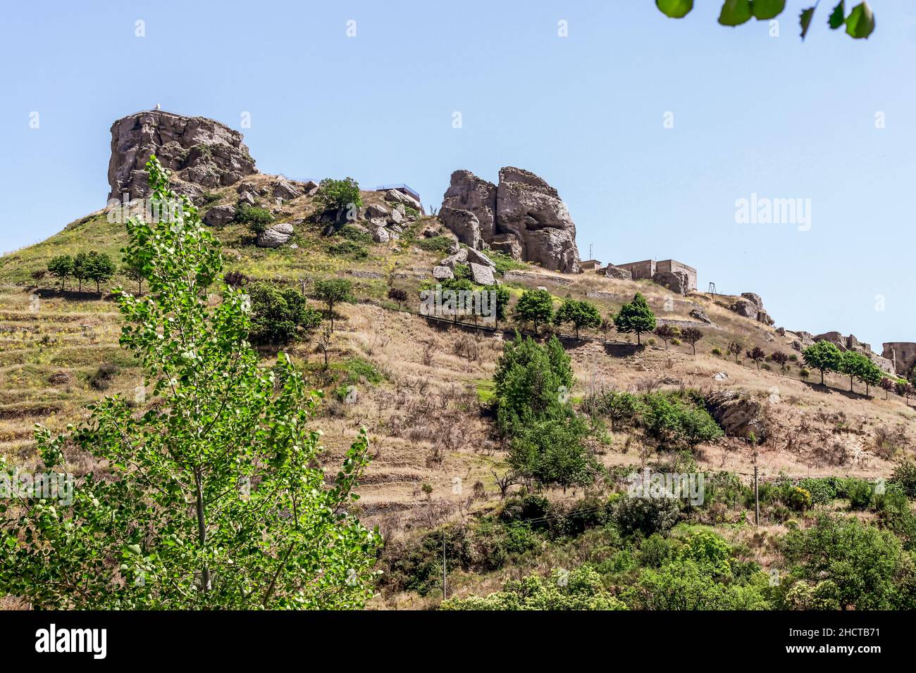 The village of Bova in the Province of Reggio Calabria, Italy Stock ...